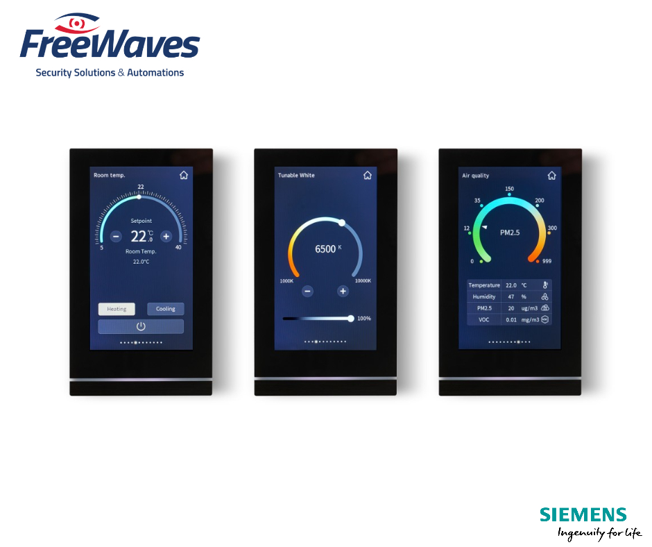 Η οθόνη αφής TC5. - FreeWaves Cyprus - Security Systems