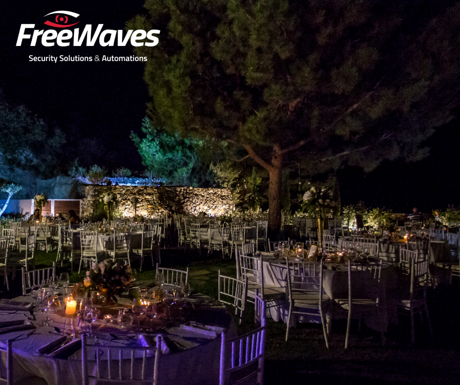 Outdoor lighting and entertainment. - FreeWaves Cyprus - Security Systems