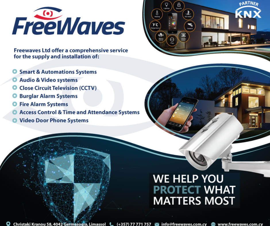WE HELP YOU PROTECTS WHAT VALUE MORE! - FreeWaves Cyprus - Security Systems